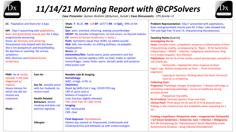 Morning Report – November 14, 2021 – The Clinical Problem Solvers